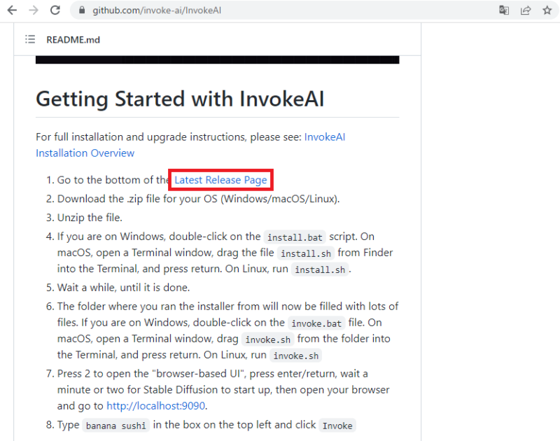 InvokeAIを自分のWindows 10パソコンにインストール/セットアップする手順