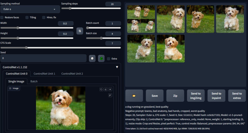 Reference-only ControlNet：ついに前処理さえ不要になったコントロールネット