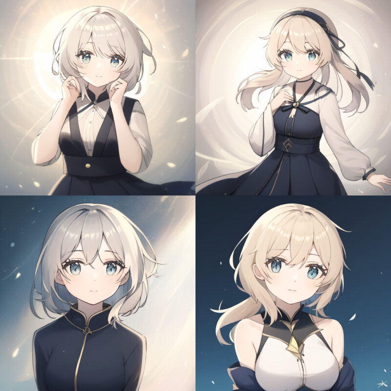 Waifu Diffusion 1.5 Beta 3を使ってLoRAとReference-only ControlNetを比較