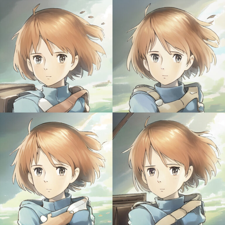 Waifu Diffusion 1.5 Beta 3を使ってLoRAとReference-only ControlNetを比較