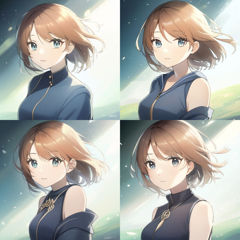 Waifu Diffusion 1.5 Beta 3を使ってLoRAとReference-only ControlNetを比較