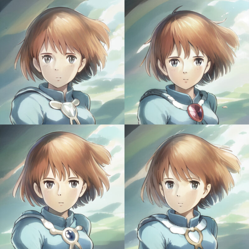 Waifu Diffusion 1.5 Beta 3を使ってLoRAとReference-only ControlNetを比較